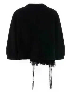 Alberta Ferretti Ruffled Cardigan