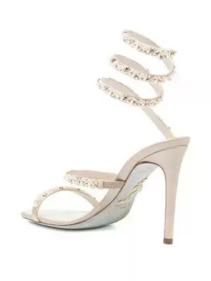 Rene Caovilla 100mm Chandelier Embellished Sandals