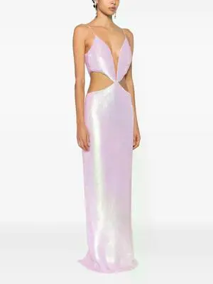 MONOT Beaded Maxi Dress