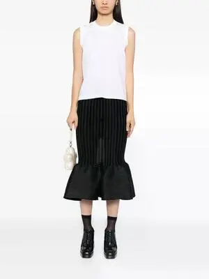 Noir Kei Ninomiya Cotton Tank Top - White
