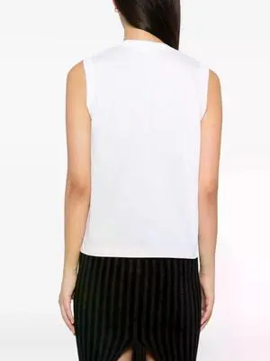 Noir Kei Ninomiya Cotton Tank Top - White