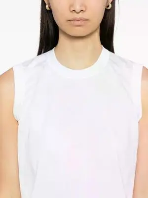 Noir Kei Ninomiya Cotton Tank Top - White