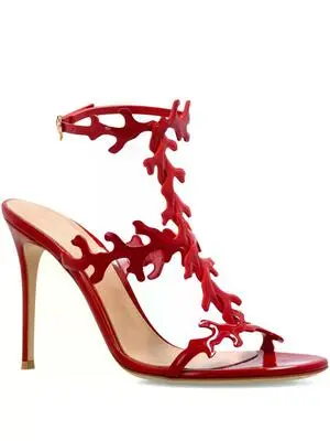 GIANVITO ROSSI 95mm Heeled Sandals - Red