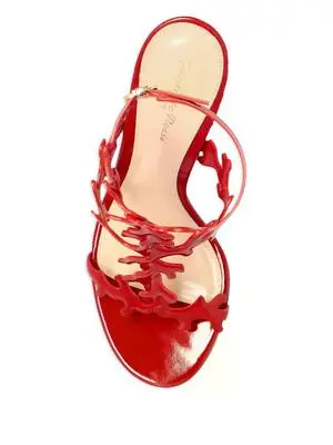 GIANVITO ROSSI 95mm Heeled Sandals - Red