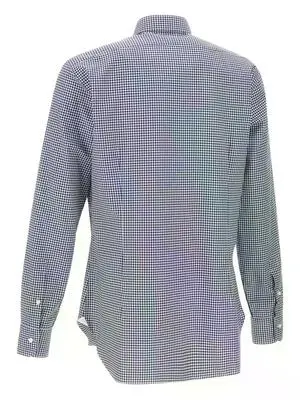 BARBA NAPOLI Checked Long-sleeved Shirt