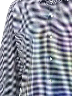 BARBA NAPOLI Checked Long-sleeved Shirt