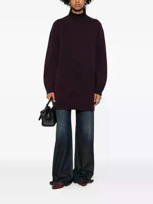 Eric Bompard Crew-neck Mini Dress