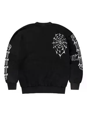 Aries Spider-web Print Sweatshirt