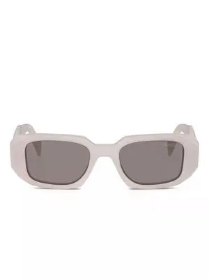 Prada Geometric-frame Sunglasses - Neutrals