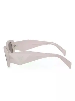 Prada Geometric-frame Sunglasses - Pink