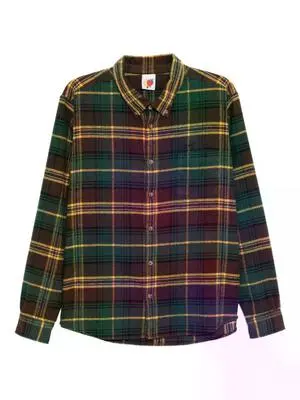 SKY HIGH FARM WORKWEAR Flannel Button-down Shirt