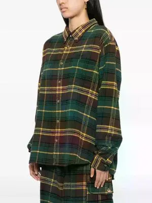 SKY HIGH FARM WORKWEAR Flannel Button-down Shirt