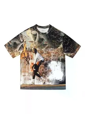 JORDAN Air 85 Graphic-print T-shirt - Brown