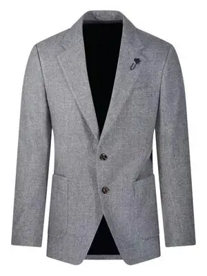 LARDINI Checked Blazer