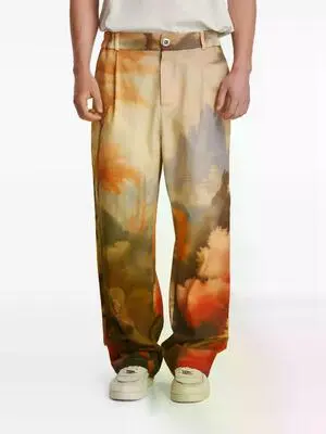 IRINA VOINEA Valley Of Life Trousers - Orange
