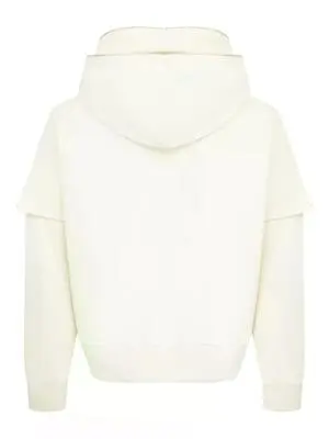 LE PERE Double-knit Zip-up Hoodie