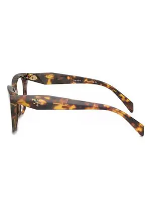 Prada Tortoiseshell-effect Square-frame Eyeglasses