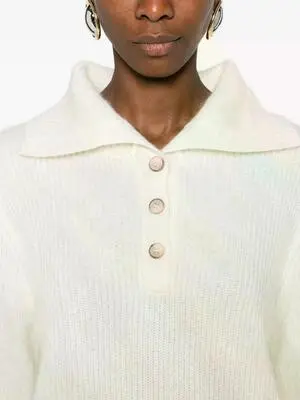 GRAN SASSO Button Collared Sweater
