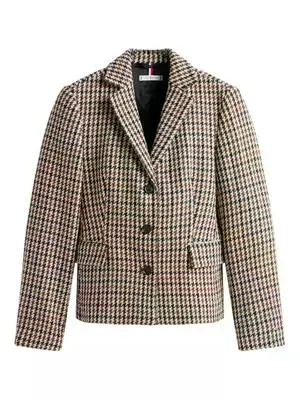 Tommy Hilfiger Houndstooth Single-breasted Jacket