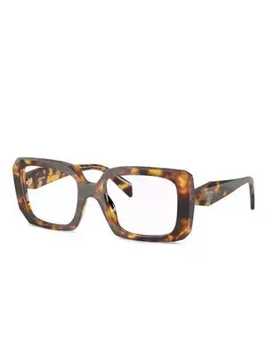 Prada Square-frame Glasses - Brown