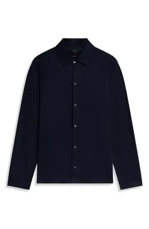 Ted Baker London Quillon Knit Cotton Button-up Shirt