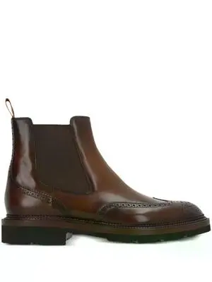 Santoni Paneled Boots For Men