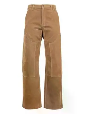 Cout De La Liberte Marshall Suede Carpenter Trousers - Neutrals
