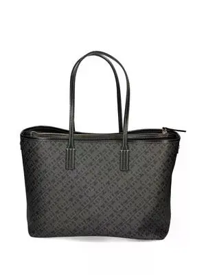 Tommy Hilfiger Monogram-pattern Zip Tote