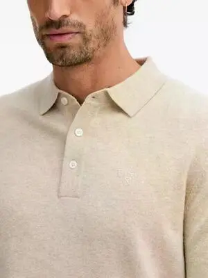 Barbour Logo-embroidered Polo Shirt - Neutrals