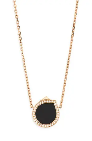 REPOSSI Antifer Black Onyx & Diamond Pendant Necklace