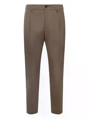 BE ABLE Pleated Trousers - Brown