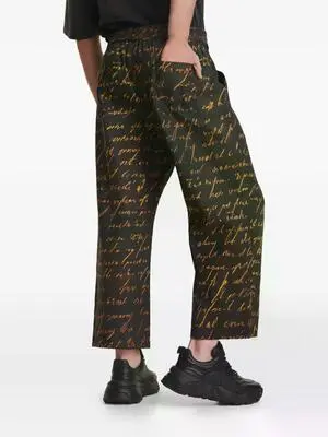 IRINA VOINEA Printed Trousers