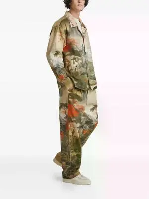 IRINA VOINEA Printed Trousers
