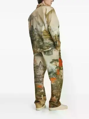 IRINA VOINEA Printed Trousers