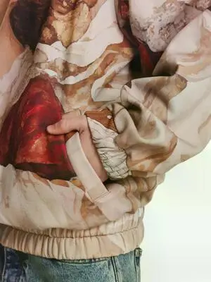 IRINA VOINEA Angel Printed Hoodie