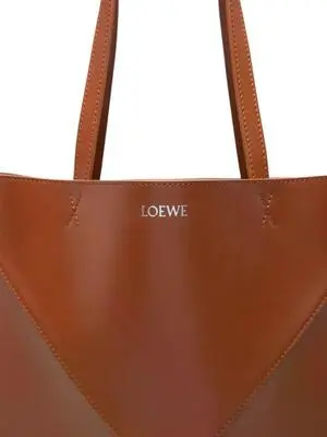 Loewe Medium Puzzle Fold Tote - Brown