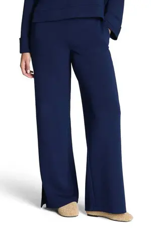 Spanx Airessentials Zero Waistband Wide Leg Pants - Timeless Navy