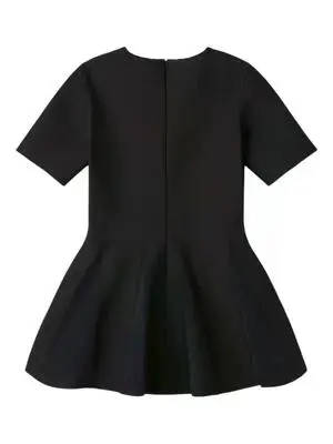 CFCL Conic Flared Short-sleeve Blouse - Black