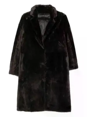 YVES SALOMON Notched-collar Coat