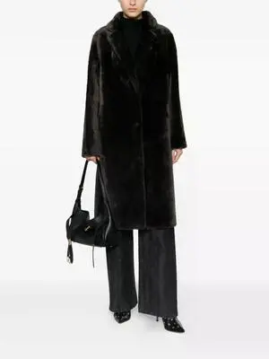 YVES SALOMON Notched-collar Coat