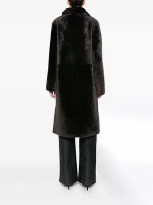 YVES SALOMON Notched-collar Coat