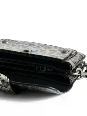 Zadig&Voltaire Kate Leopard Print Clutch Bag - Brown
