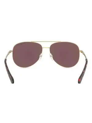 Michael Kors Chain-detail Pilot Sunglasses