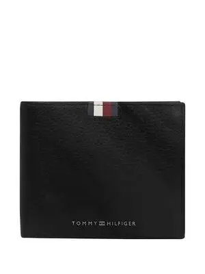 Tommy Hilfiger Bifold Leather Wallet - Black