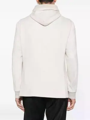 Eleventy Hooded Button Blazer - Neutrals