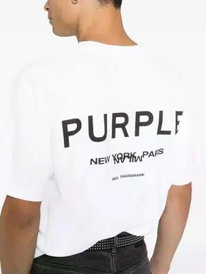 PURPLE BRAND Cities Tee - White