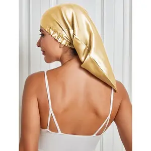 SILKSILKY Pure Silk Elasticated Bonnet - Champagne