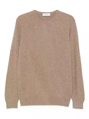 DELLA CIANA Ribbed Knit Sweater