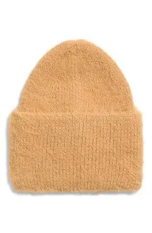 Tasha Cuffed Knit Beanie - Tan