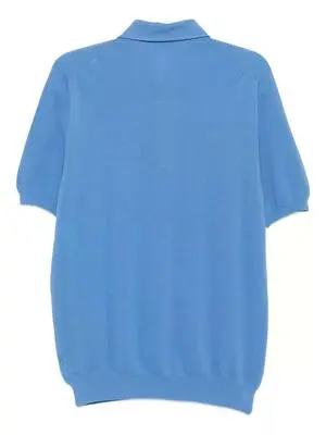 GRAN SASSO Short-sleeve Polo Shirt - Blue